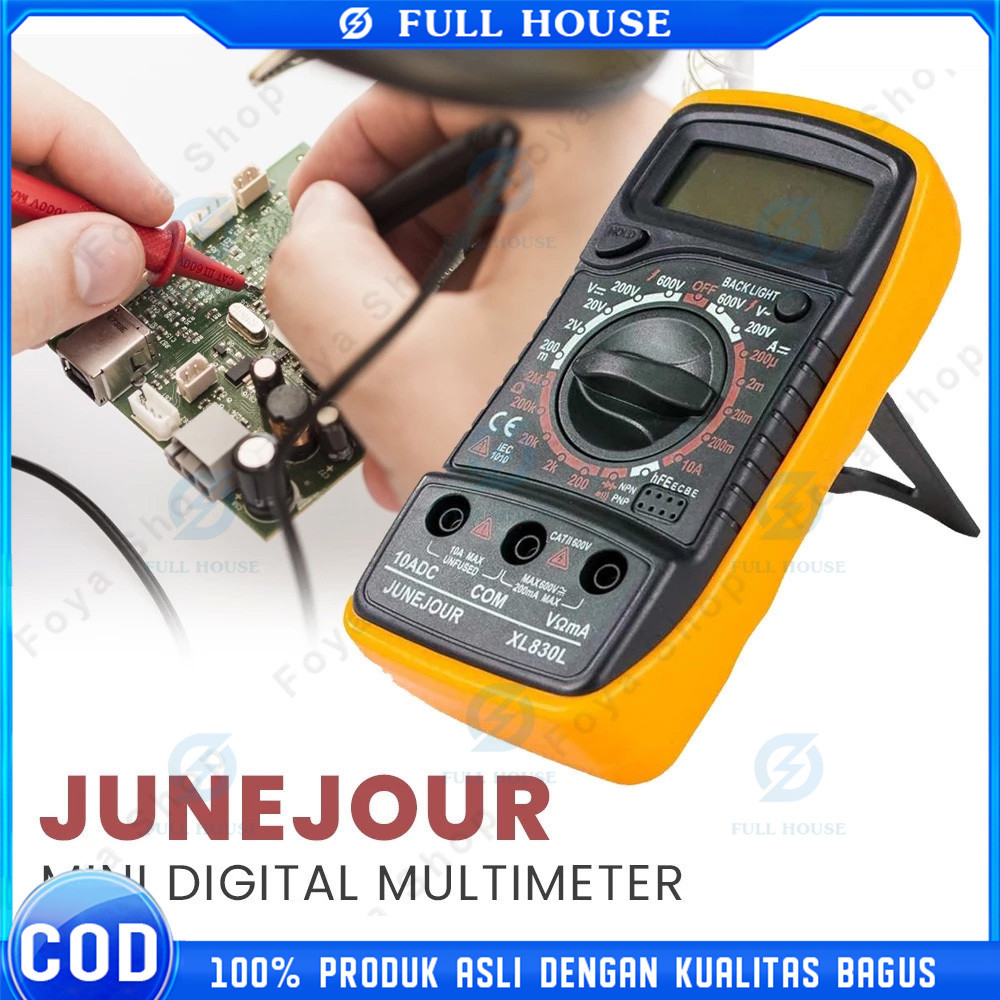 Jual Mini Digital Multimeter AC/DC Voltage Tester - XL830L/ LCD Digital ...
