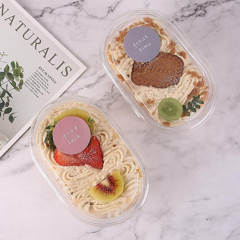 Jual 10 PCS Mika Dessert Box Besar 640 Ml / KOTAK Makanan Mika Mie Udon ...