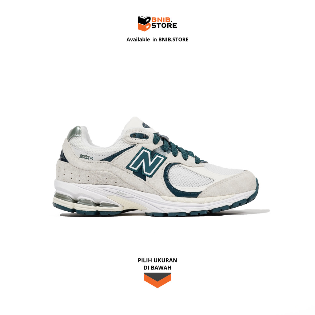 Jual Sepatu Sneaker NB 2002R White Green Original | Shopee Indonesia
