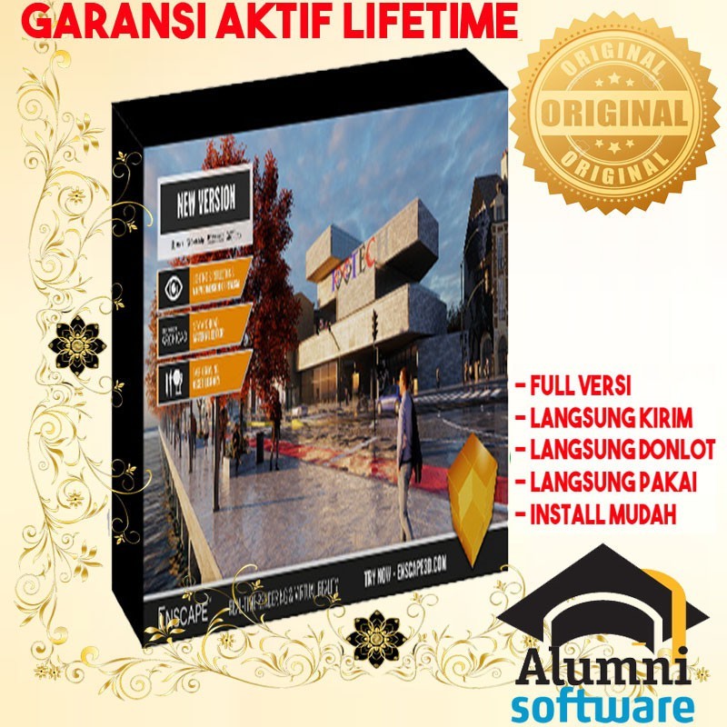 Jual [FULL VERSION] Enscape 3D 3 Sk3tchup Render Extension GARANSI ...