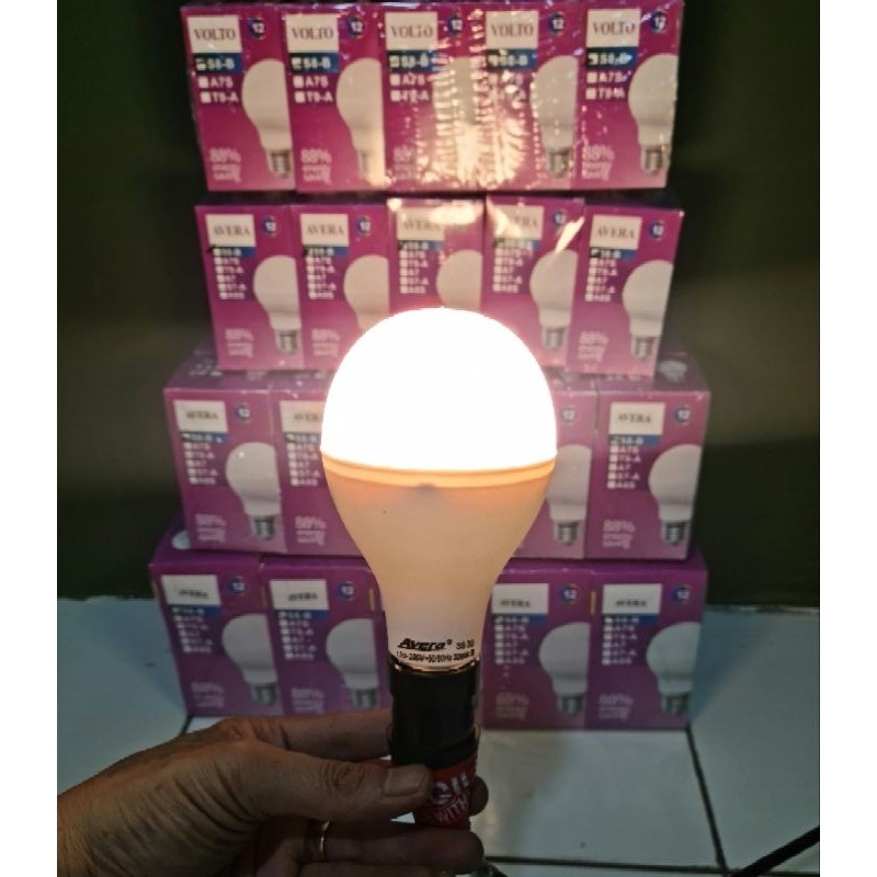 Jual LAMPU LED 20 WATT AVERA WARNA KUNING ( WARM WHITE ) 88% HEMAT ENERGI SUPER TERANG TK-33 ...