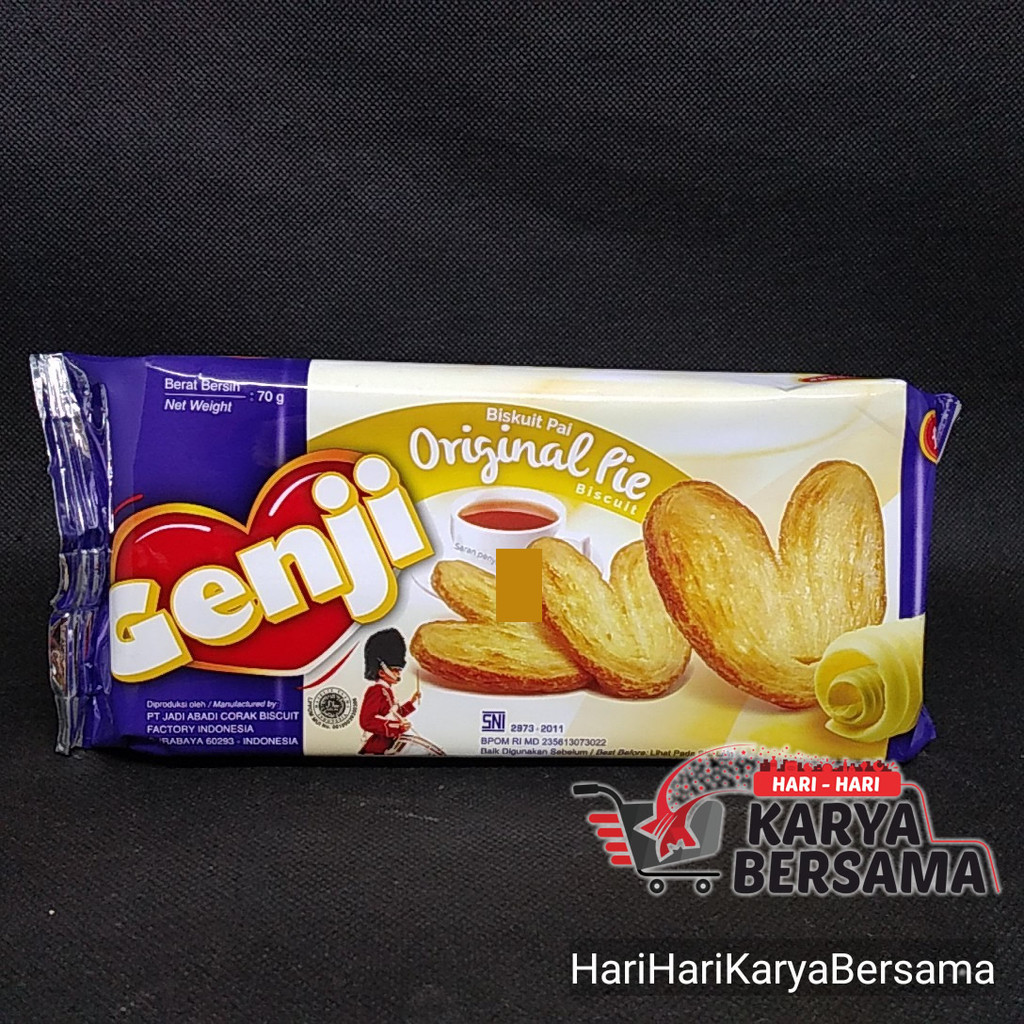 Jual MAKANAN RINGAN BISKUIT MONDE GENJI ORIGINAL PIE BISCUITS 70GR ...