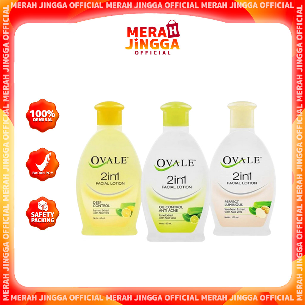 Jual Ovale Facial Lotion 200ml | Merah Jingga Official | Shopee Indonesia