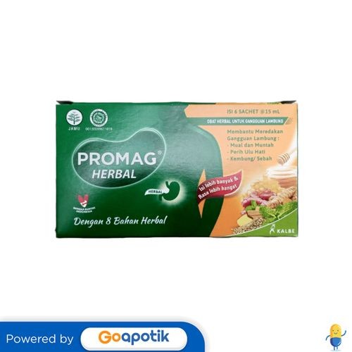 Jual Promag Herbal 15 Ml Box 6 Sachet | Shopee Indonesia