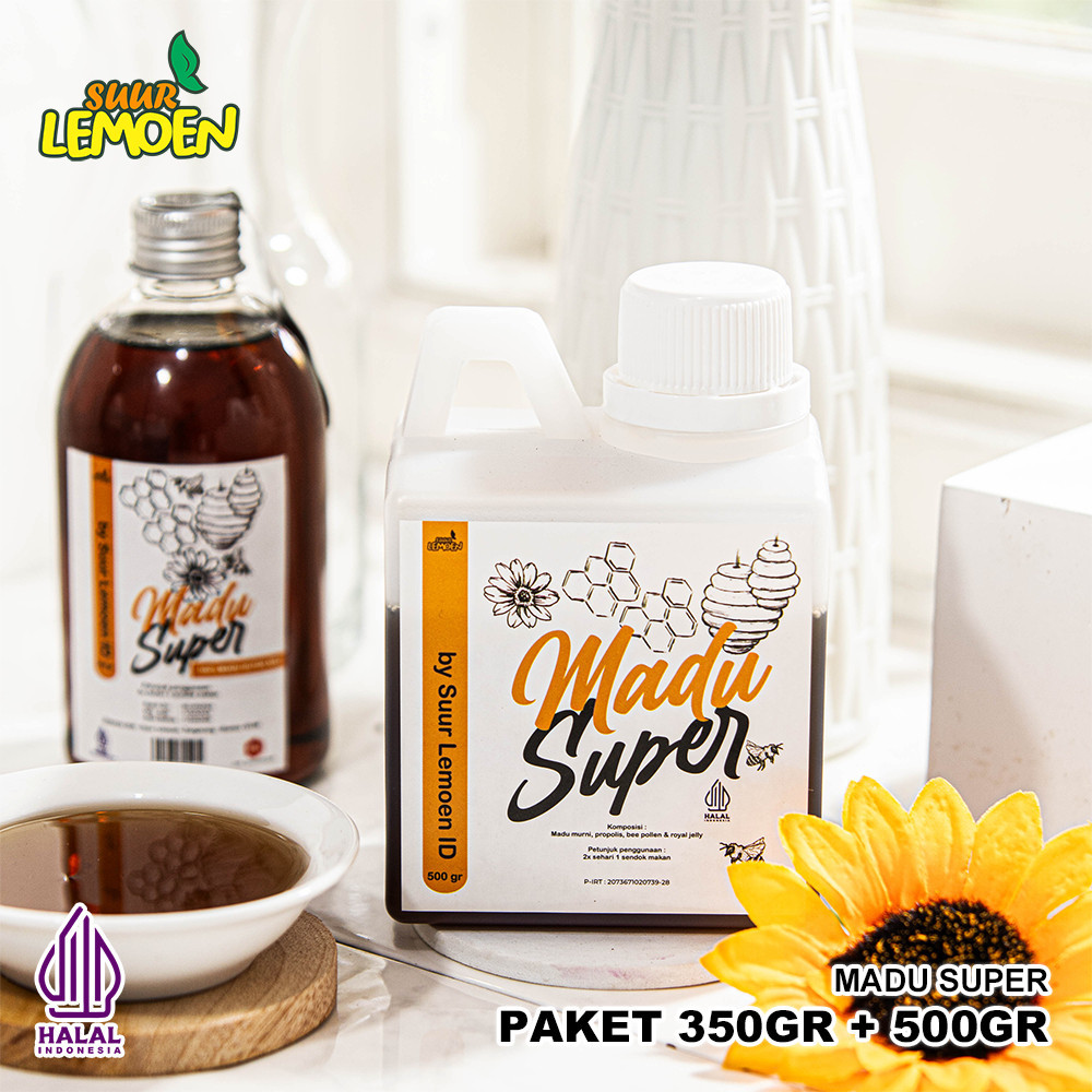 Jual Madu Asli Premium 500 gram | Madu Super Murni Suur Lemoen | Shopee ...
