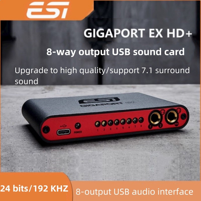 Jual ESI GIGAPORT eX Professional Sound Card 24-bit/192kHz 8 Output USB ...