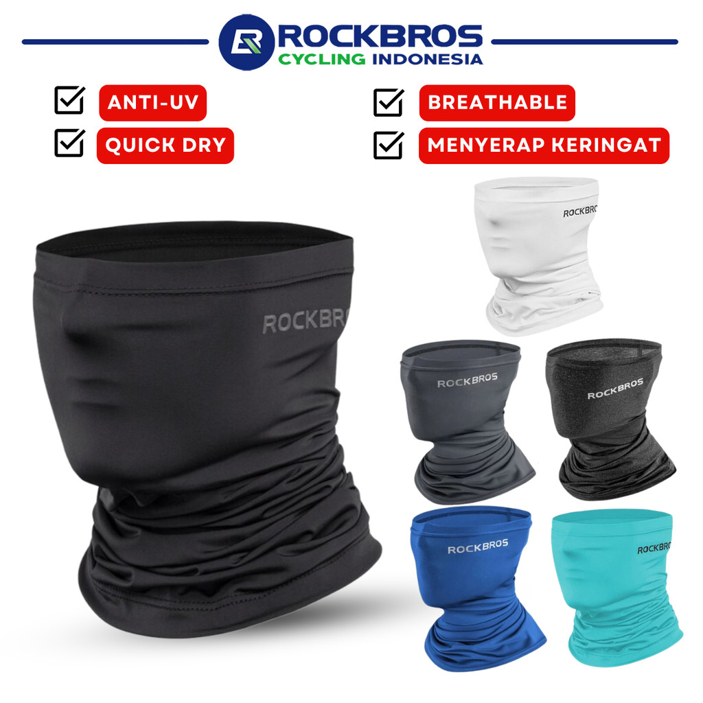 Jual ROCKBROS WB001 Masker Sepeda Motor Anti UV Cycling Face Mask ...