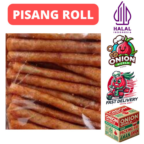Jual UWD PISANG ROLL 500gr Pisang Aroma Piscok Lumer Pisang Cokelat ...