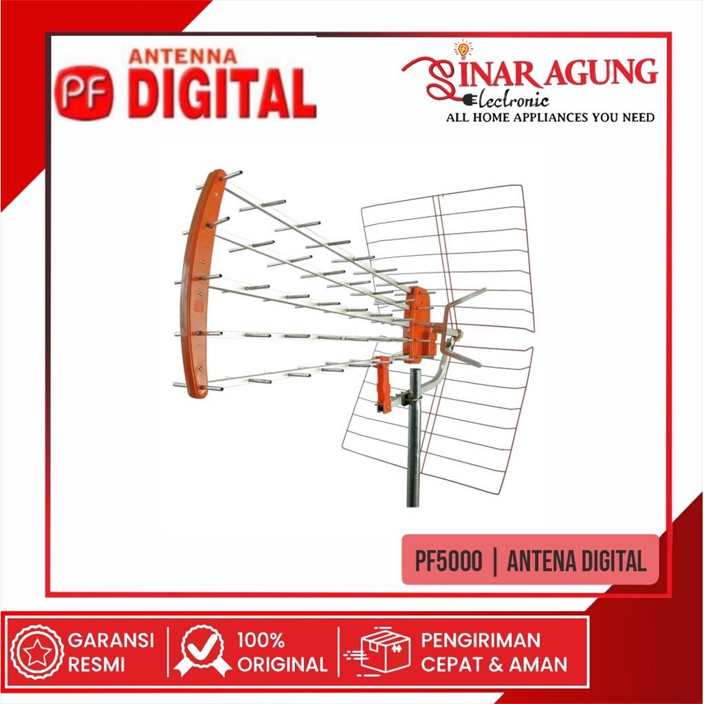 Jual ANTENA DIGITAL OUTDOOR PF GOCENG / PF5000 / PF-5000 GAMBAR JERNIH ...