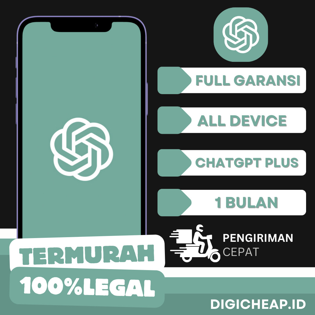Jual ChatGPT 4 Plus Premium 1 Bulan Bergaransi Resmi OpenAI | Shopee Indonesia