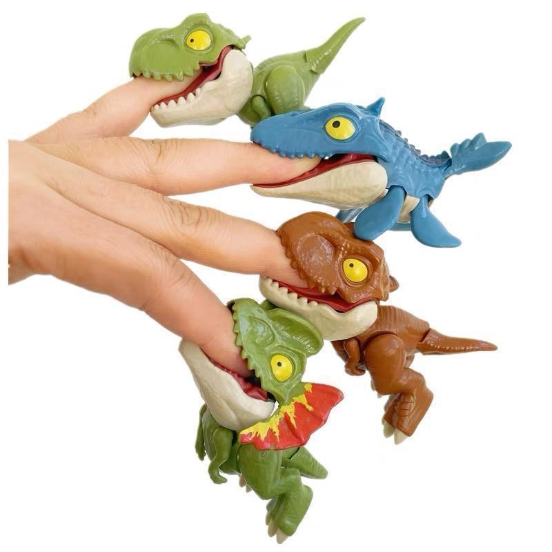 Jual Finger Dinosaur Tricky Tyrannosaurus Model Biting Hand Fidget ...