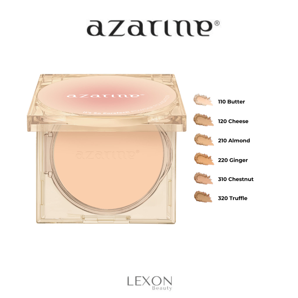Jual [Azarine] It's So Porefect Powder Foundation 8gr | Shopee Indonesia