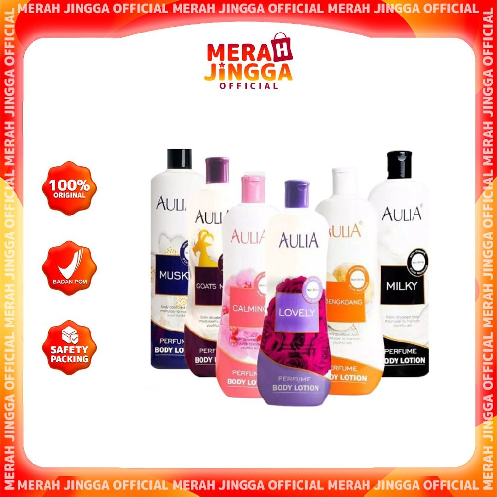 Jual Aulia Perfume Body Lotion 600ml | Merah Jingga Official | Shopee ...