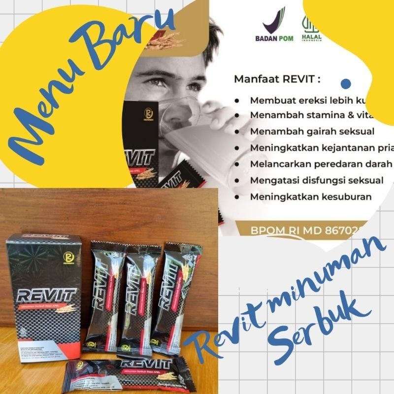 Jual REVIT RENNER MINUMAN SERBUK RASA APEL PLUS GINSENG SEMANGAT ...