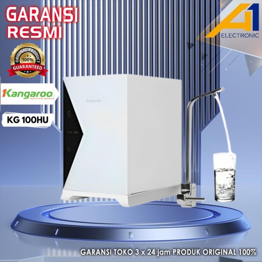 Jual KANGAROO Water Purifier RO KG 100HU / KG100HU Hydrogen 9 Filter ...