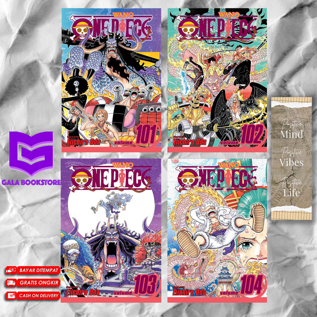 Jual One Piece, Vol. 101 - 107 (Komik Manga) by Eiichiro Oda (English ...