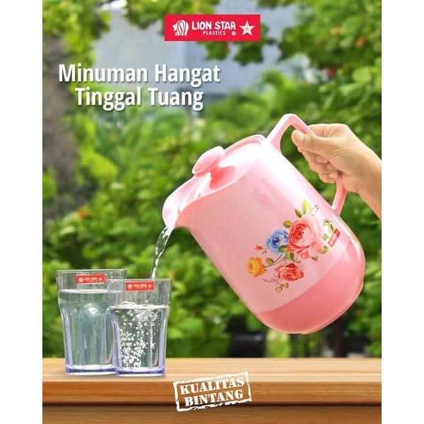 Jual MICTON Lion Star K-1 13L dan K1-2 21L Thermo Water Jug Teko Menjaga Air Panas Lebih Lama ...