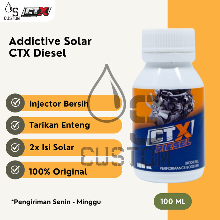Jual Adiktif Solar CTX Diesel 100ML Diesel Fuel Conditioner Addictive ...