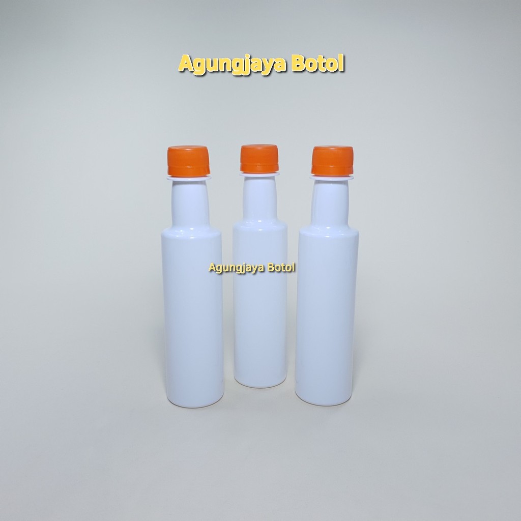 Jual Botol Plastik 250 Ml Olive Bulat Putih Tutup Sanno / Tutup Pocari / Botol Plastik / Botol ...