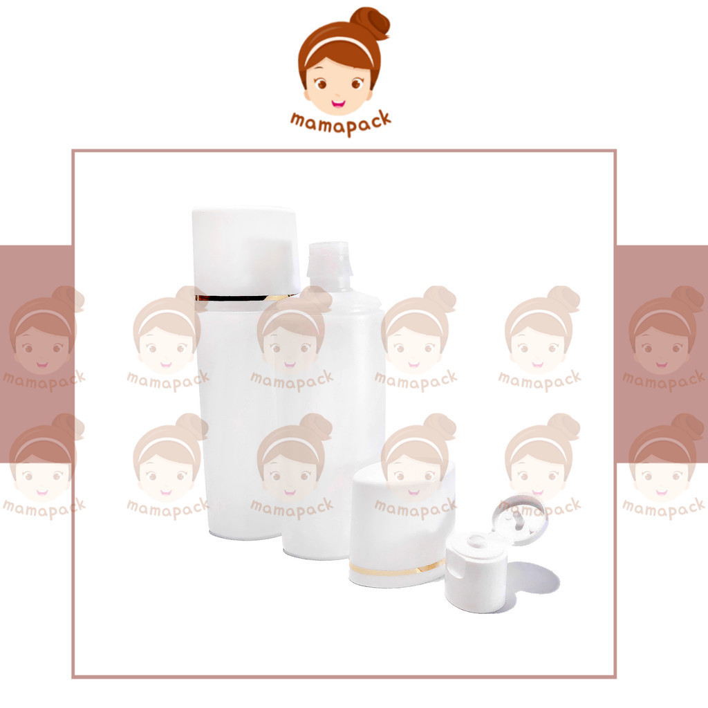 Jual Botol Putri 100ml Natural – Pilihan Tutup Putih Gading List Gold ...