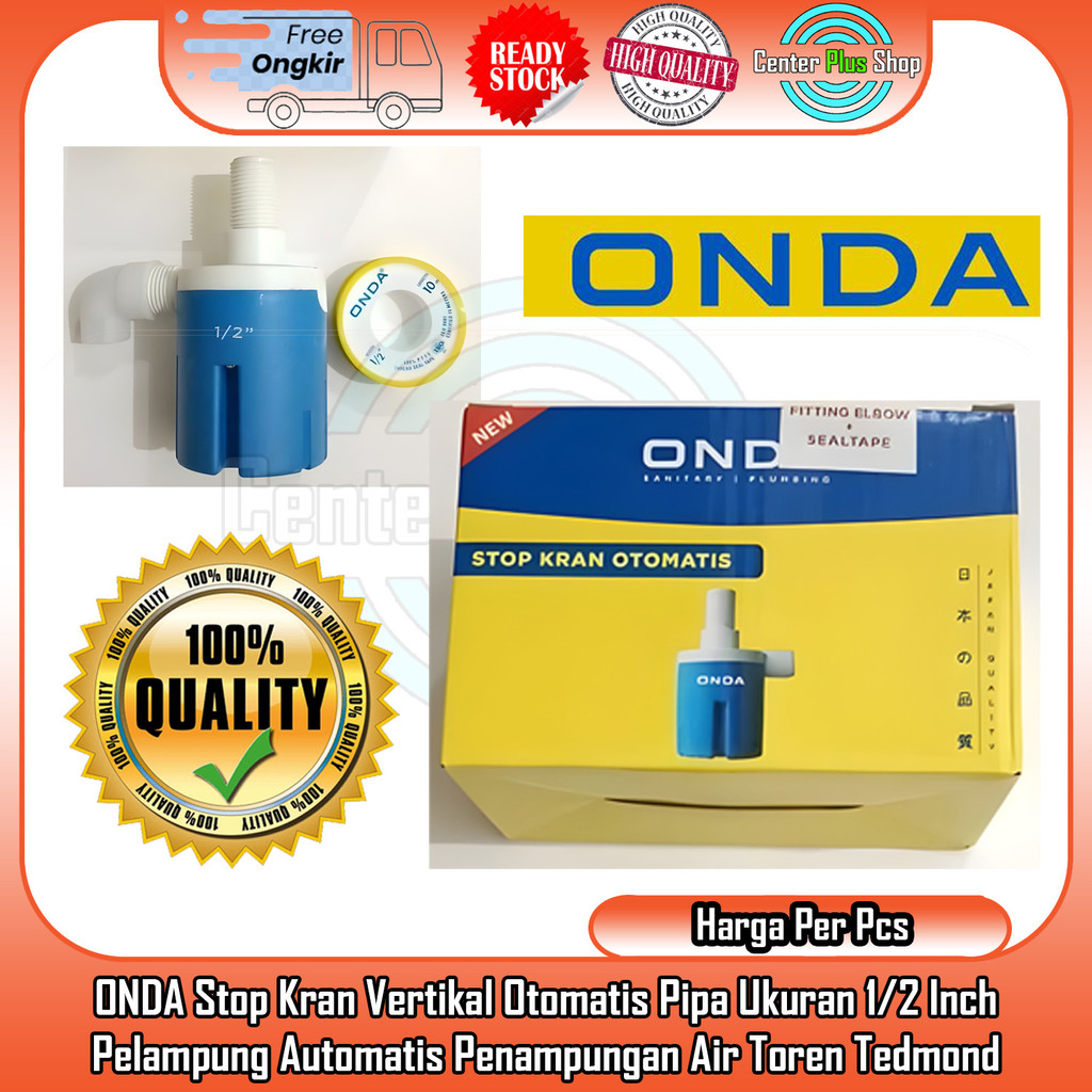 Jual Onda Stopkran Otomatisasi Vertikal Horizontal Pipa Ukuran 1/2 Inci ...