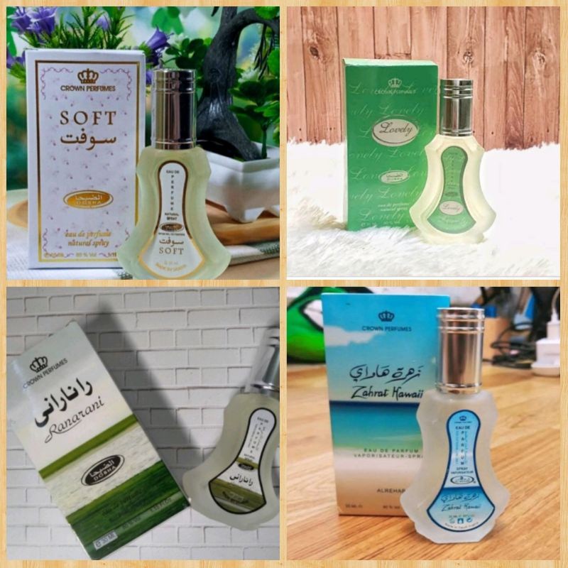 Jual Parfum Spray 35ml 4 varian Soft,Rana Rani lovely,zahrat hawai ...
