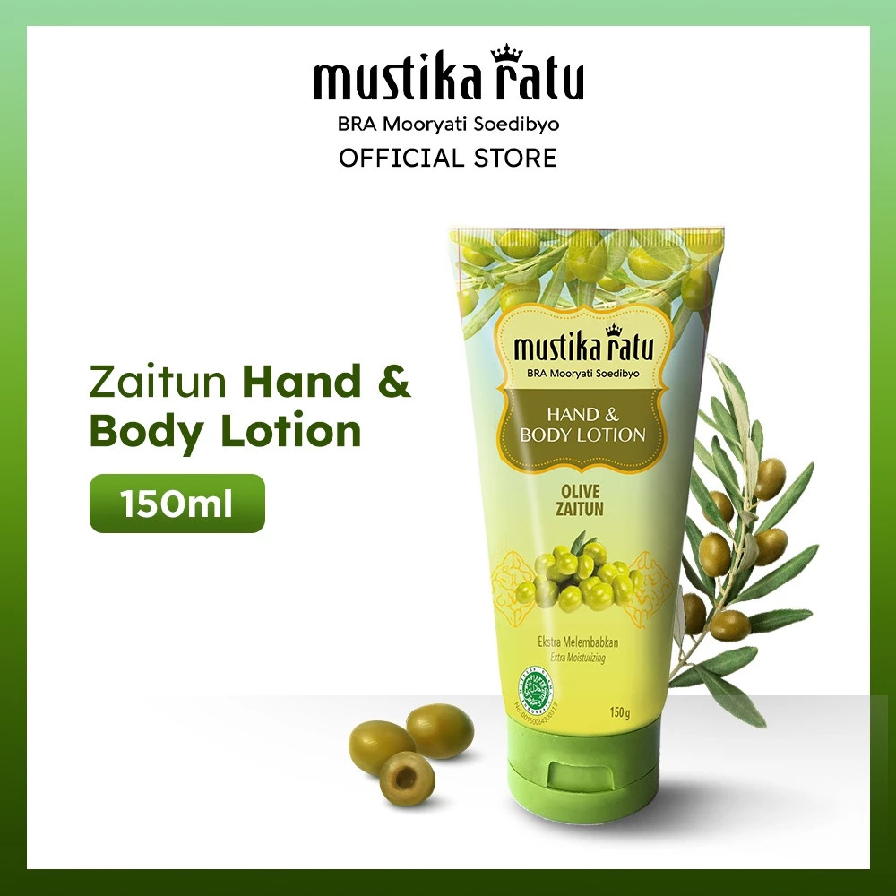 Jual MFI - Mustika ratu Hand Body Lotion Olive Zaitun l Netto 150gr l ...