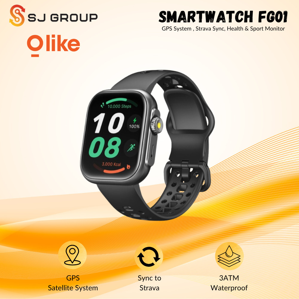 Jual OLIKE FG01 Smartwatch GPS 1.85" Screen Long Live Battery Up To 30 ...