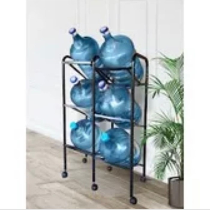Jual Rak Galon 6 Botol Rak Galon susun 6 double | Shopee Indonesia