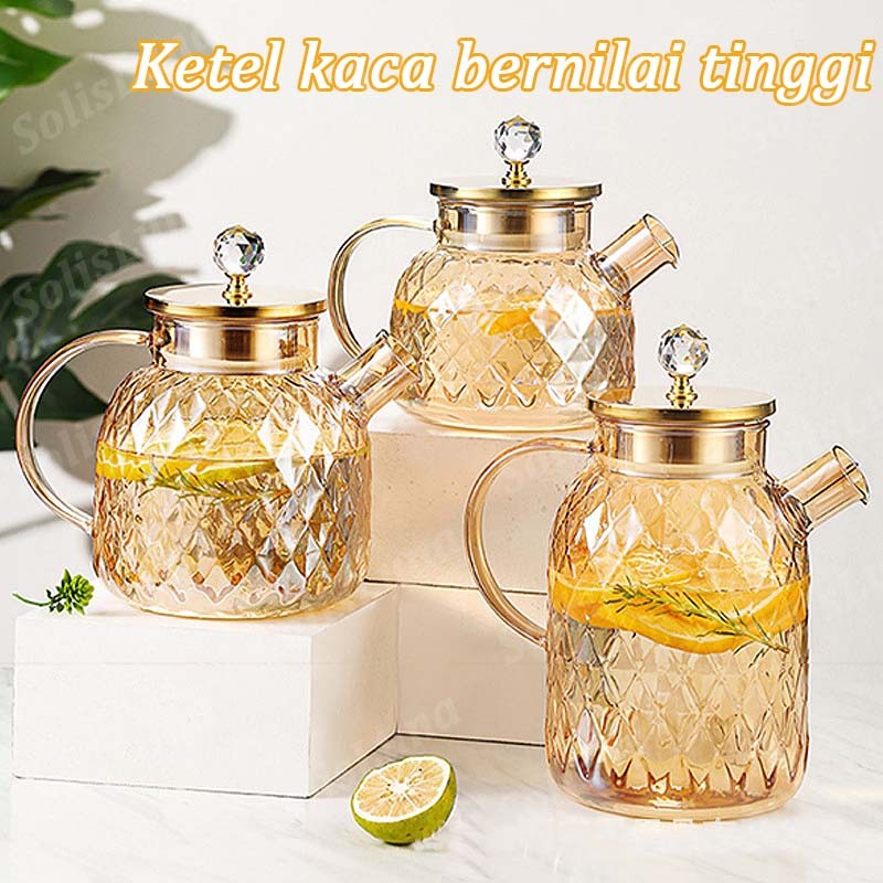 Jual Ketel Air Minum / Teko Air Kaca Diamond / Teko Air Panas Kaca Teko ...