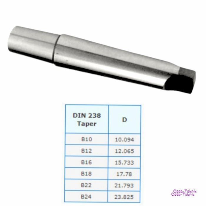 Jual chuck drill / Arbor / Asbor untuk kepala bor duduk MT 2 B16 ...