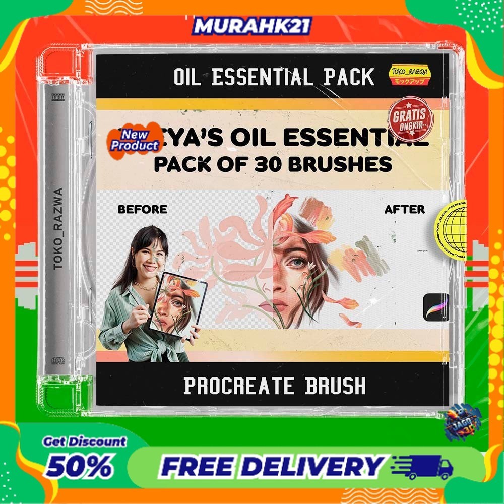 Jual Procreate Brush - Oil Essential Pack Of 30 Brushes - 030724 PROCEATEBRUSH | Shopee Indonesia