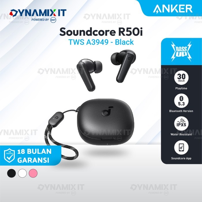 Jual True Wireless Earbuds TWS Anker Soundcore R50i - A3949 - Black ...