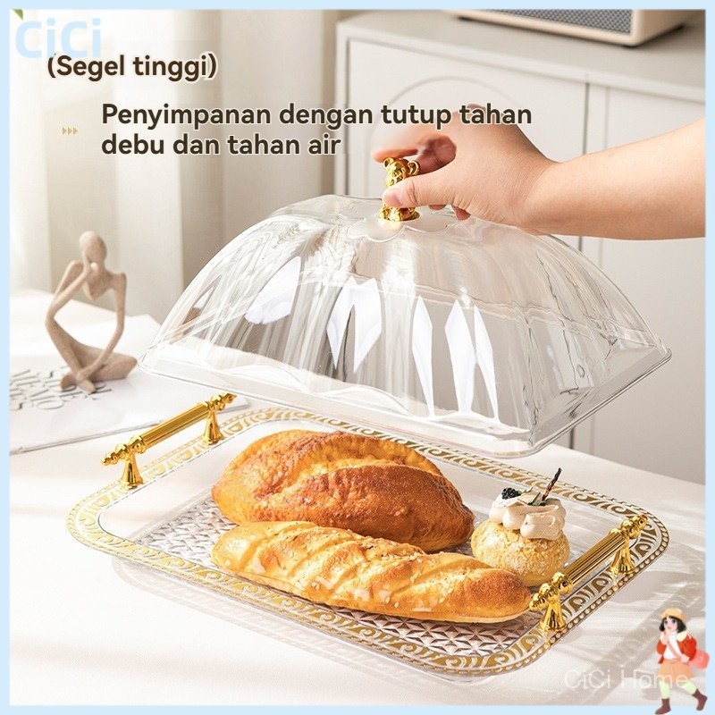 Jual Bear Drag Tray With Lid Nampan Snack Tray Nampan Buah Piring ...