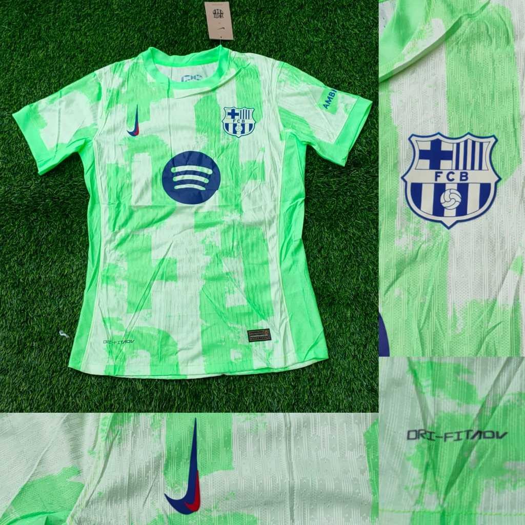 Jual PLAYER ISSUE OFFICIAL JERSEY BARCELONA 3RD SPONSOR BULAT VAPORKNIT ...