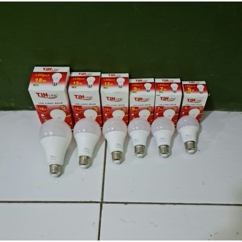 Jual LAMPU LED BOHLAM 5 WATT BERGARANSI DILLON TIN LITE 85% HEMAT ENERGI CAHAYA PUTIH TERANG ...