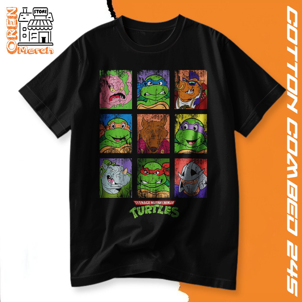 Jual baju kaos teenage mutant ninja turtles 1 unisex pria dan wanita ...