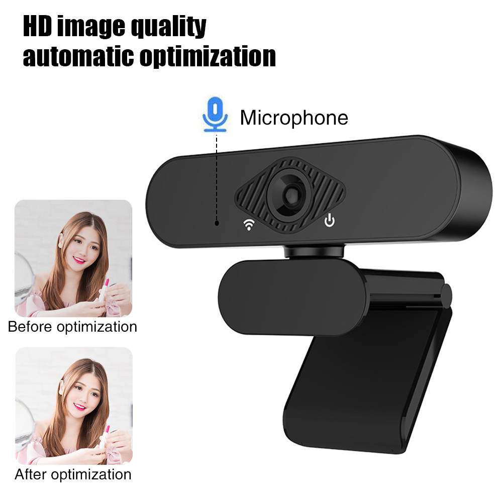 Jual Webcam Laptop 1080P USB Kamera PC Full HD With Mic Live Streming ...