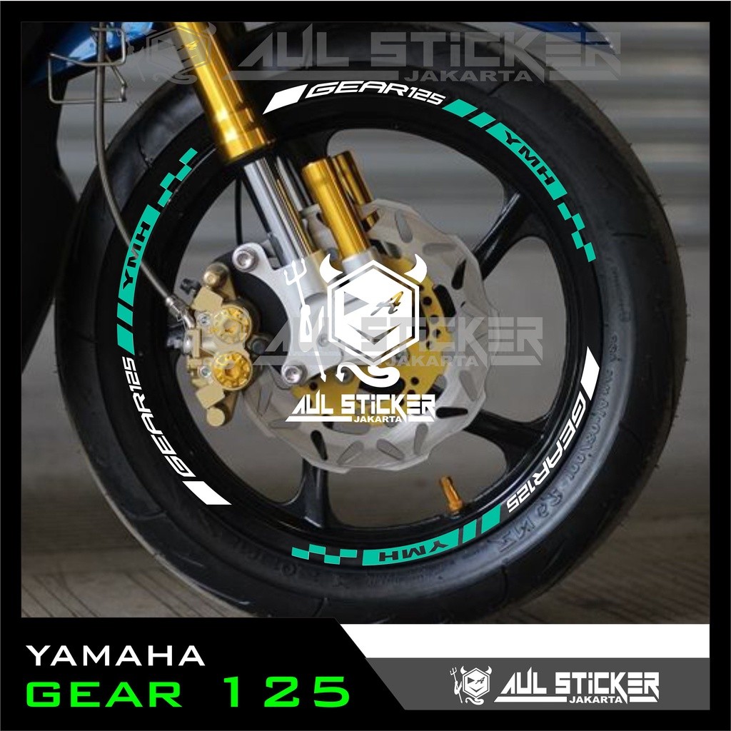Jual STICKER VELG YAMAHA GEAR 125 DEPAN BELAKANG | Shopee Indonesia