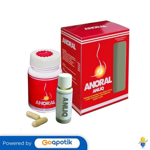 Jual Anoral Anliq Box 30 Kapsul + Liquid 8 Ml | Shopee Indonesia