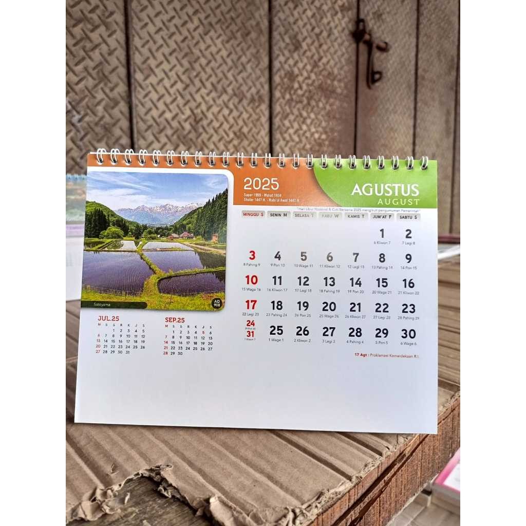 Jual KALENDER MEJA 2025 / Kalender 2025 / Kalender Meja / Kalender ...