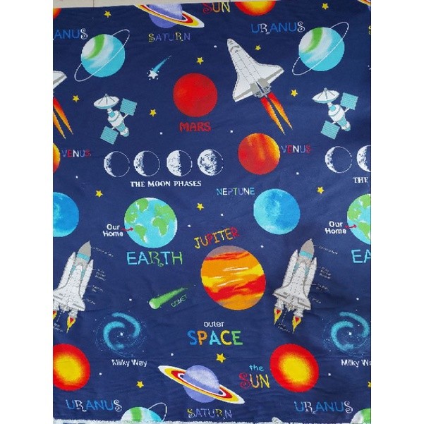 Jual Kain Katun Poly Micro Bahan Sprei Motif Karakter Panjang 1 Meter ...