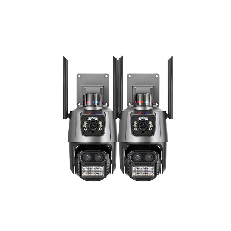 Jual 9MP 5K Wifi IP Camera 8X Digital Zoom Outdoor Three-Lens Dual ...