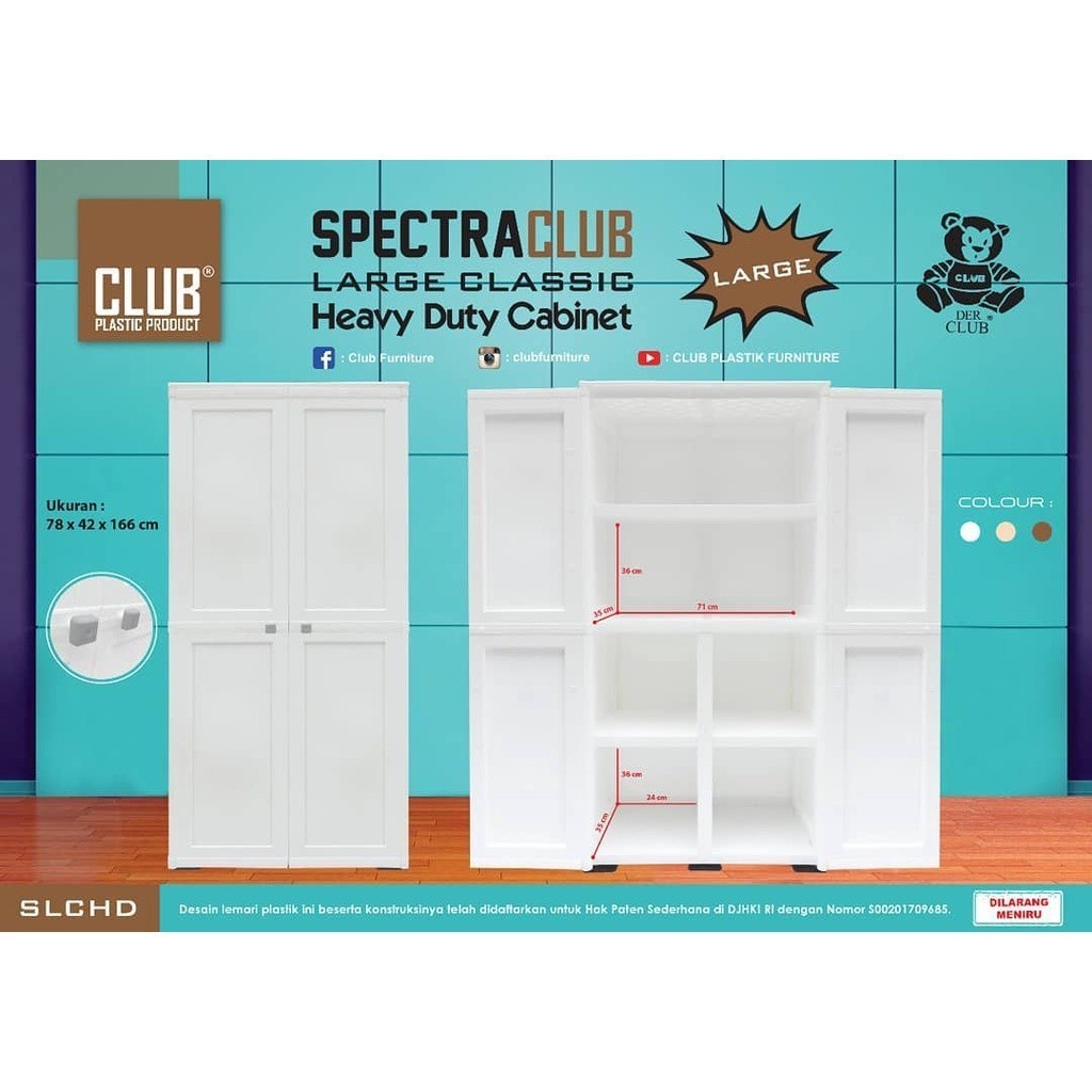 Jual CLUB - SLCHD / SLCHR / SPECTRA LARGE CABINET HEAVY DUTY / CLUB ...
