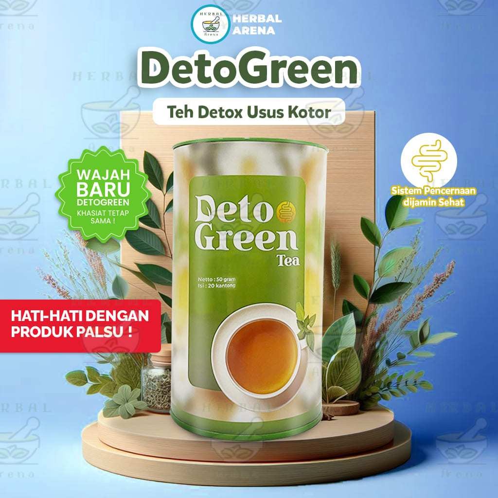 Jual Detogreen Teh Herbal Alami Teh Diet Sehat untuk Sistem Pencernaan ...