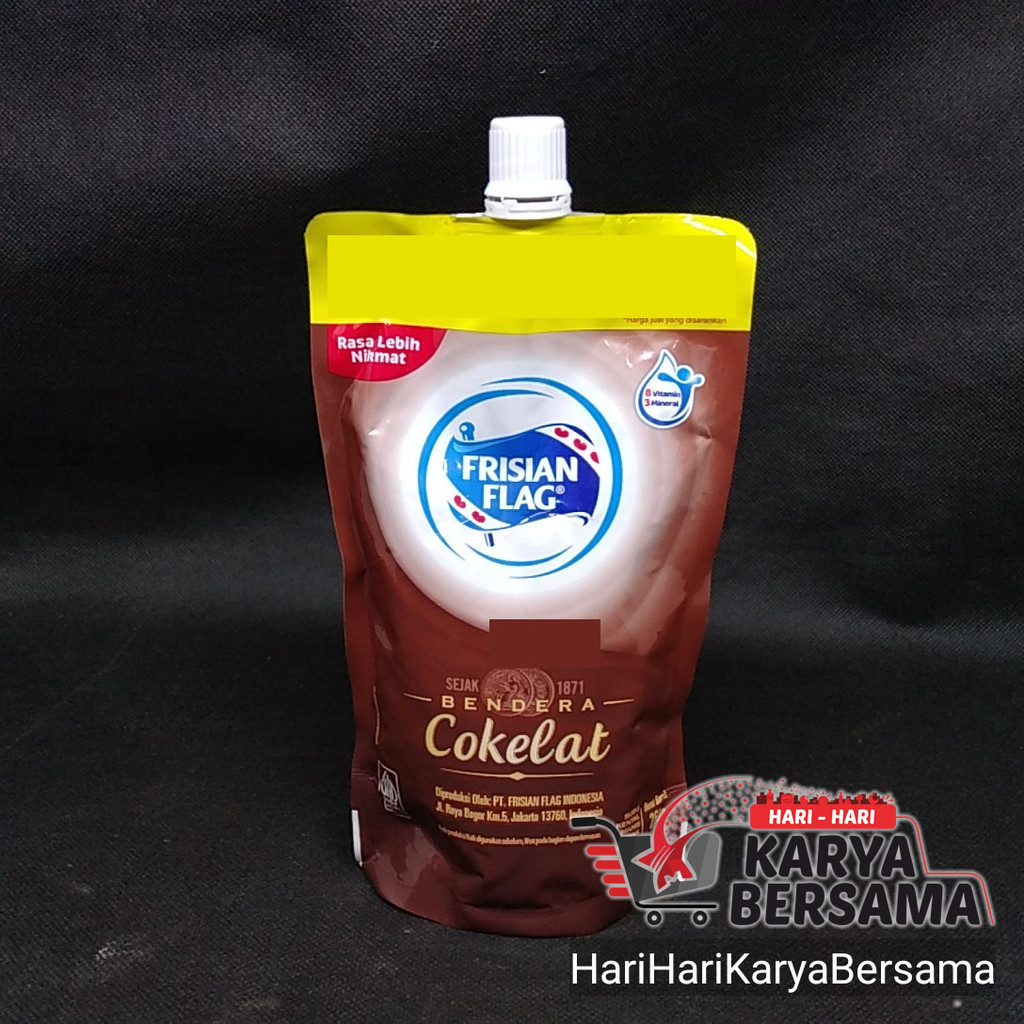 Jual SUSU KENTAL MANIS FRISIAN FLAG COKLAT POUCH 260GR | Shopee Indonesia