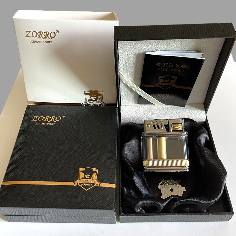 Jual Korek api ZORRO Tangki Minyak Transparan Baru Satu-kunci Pengapian ...