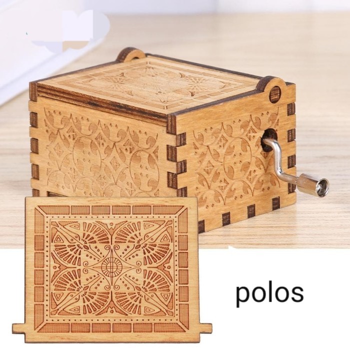 Jual Kotak Musik Kayu Polos Wooden Music Box Vintage | Shopee Indonesia