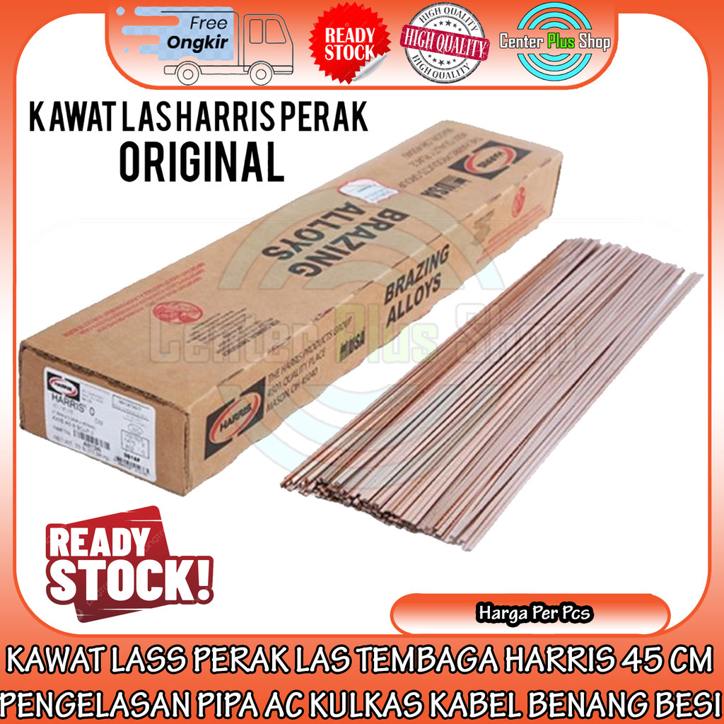 Jual Kawat Perak Las Tembaga Lass Harris 45 CM Pengelasan Sambung ...