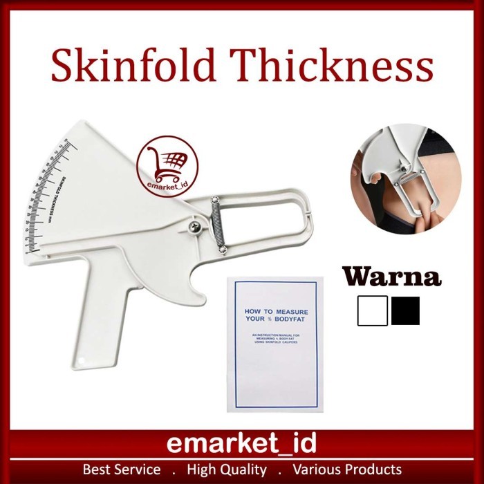 Jual Skinfold Thickness Caliper AH02 / Body Fat Slim Guide Pengukur ...